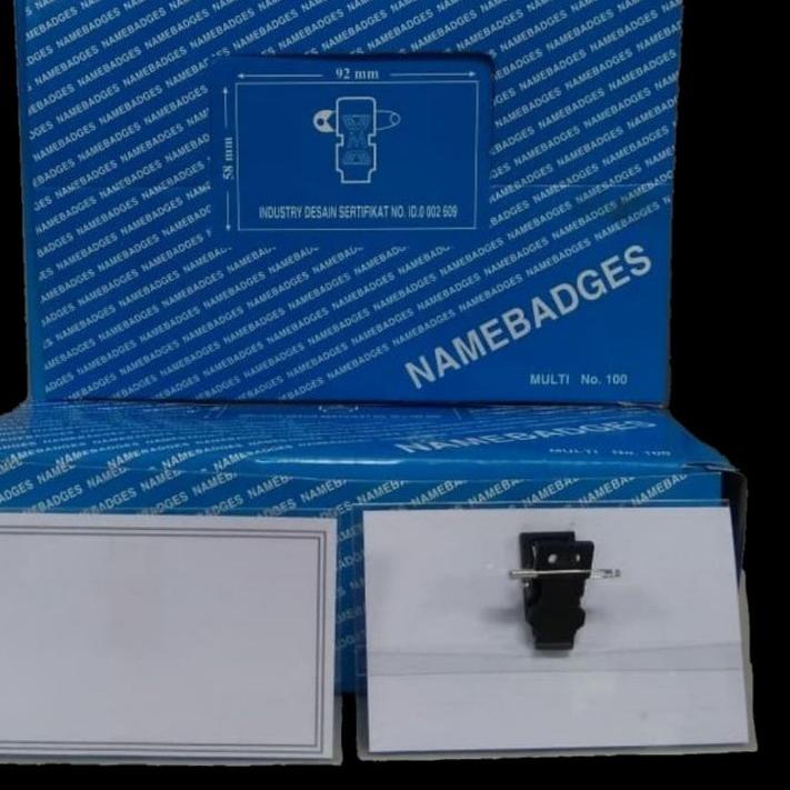 Jual Special Namebadges nametag Multi isi 50 pcs,, | Shopee Indonesia