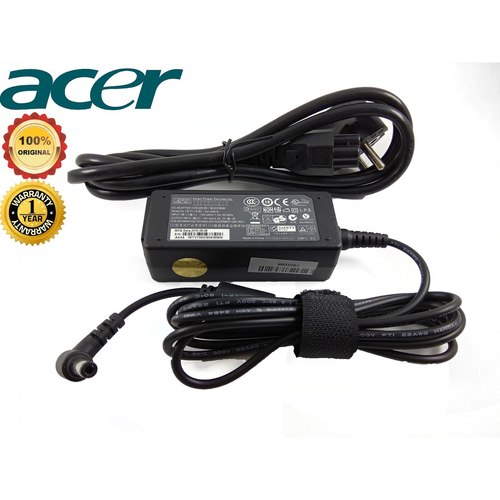 Jual Adaptor ACER Original Laptop 19V - 2.1A (5.5mm*1.7mm) | Shopee ...