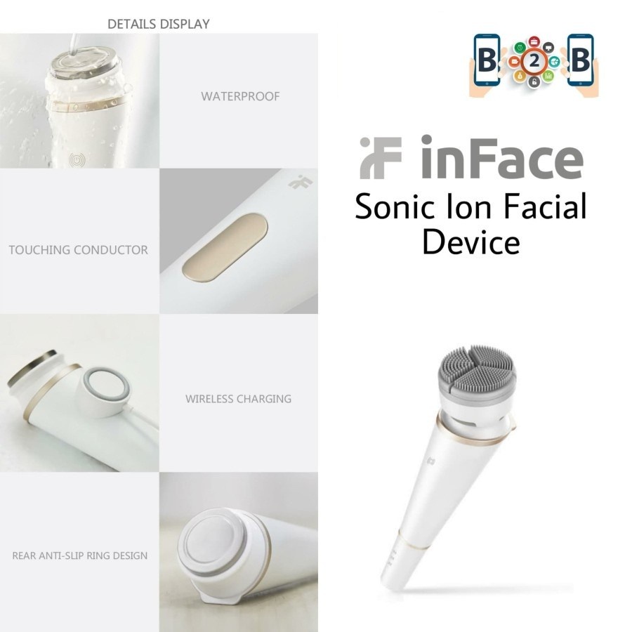 Jual INFACE Electric Ion Sonic Beauty Facial Cleanser MS1000 | Shopee ...