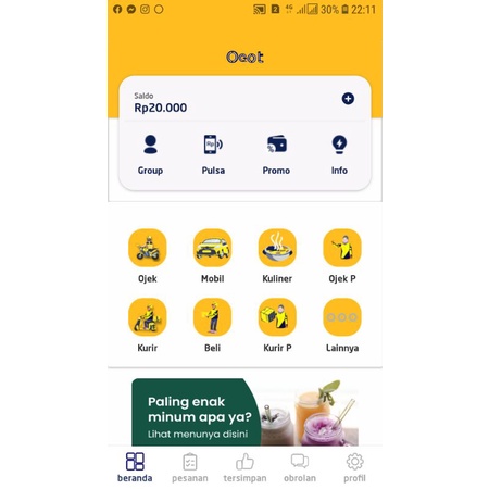 Jual Aplikasi Ojek online Full source code | Shopee Indonesia