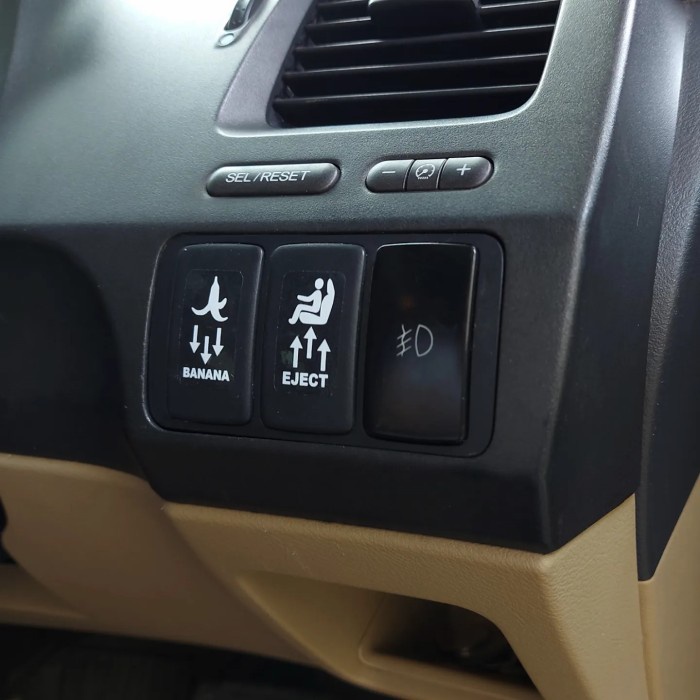 Jual STIKER UNTUK TOMBOL KOSONG DI MOBIL FAKE BUTTONS MARIO KART ...