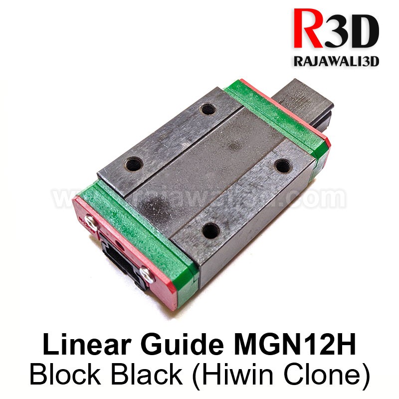 Jual MGN12H Carriage Block for MR12 MGN12 12mm Linear Block Hiwin Clone ...