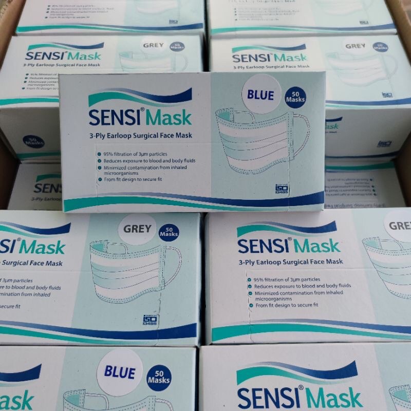 Jual MASKER SENSI 3PLY EARLOOP SURGICAL SATUAN/ECER | Shopee Indonesia Jual MASKER SENSI 3PLY EARLOOP SURGICAL SATUAN/ECER | Shopee Indonesia
