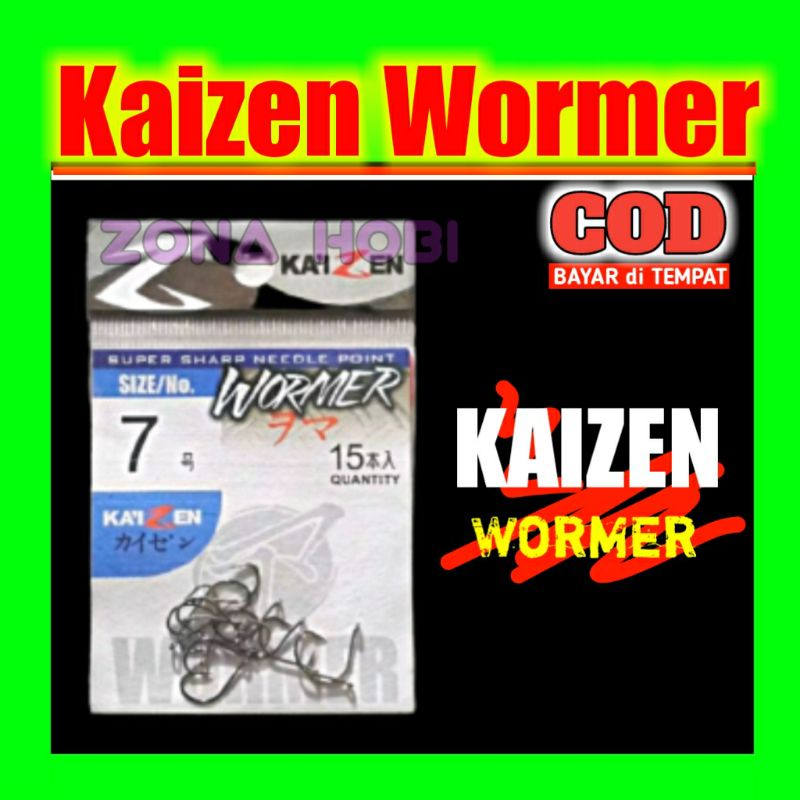 Jual Kail Pancing Kaizen Wormer Carbon Tajam Kuat Micro fishing Kolam ...