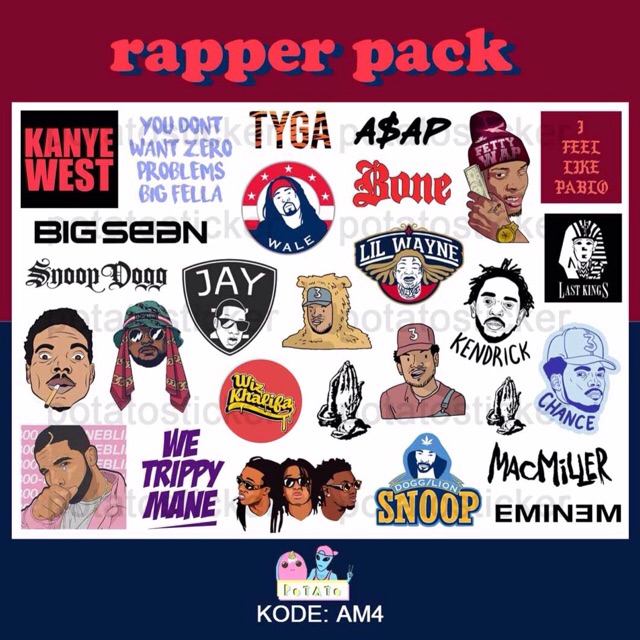 Jual rapper pack - sticker tumblr | Shopee Indonesia