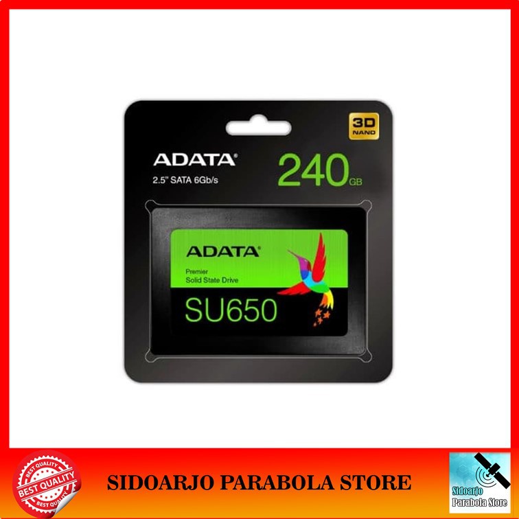 Jual ADATA SU650 - 240GB SATA III - SSD Solid State Drive 3D Nand Flash ...