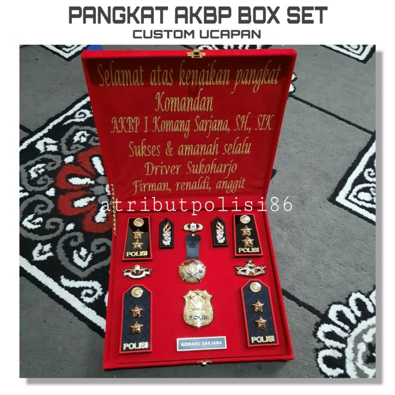 Jual Pangkat Akbp Box Set - Pangkat Akbp Polri - Pangkat Akbp - Pangkat ...
