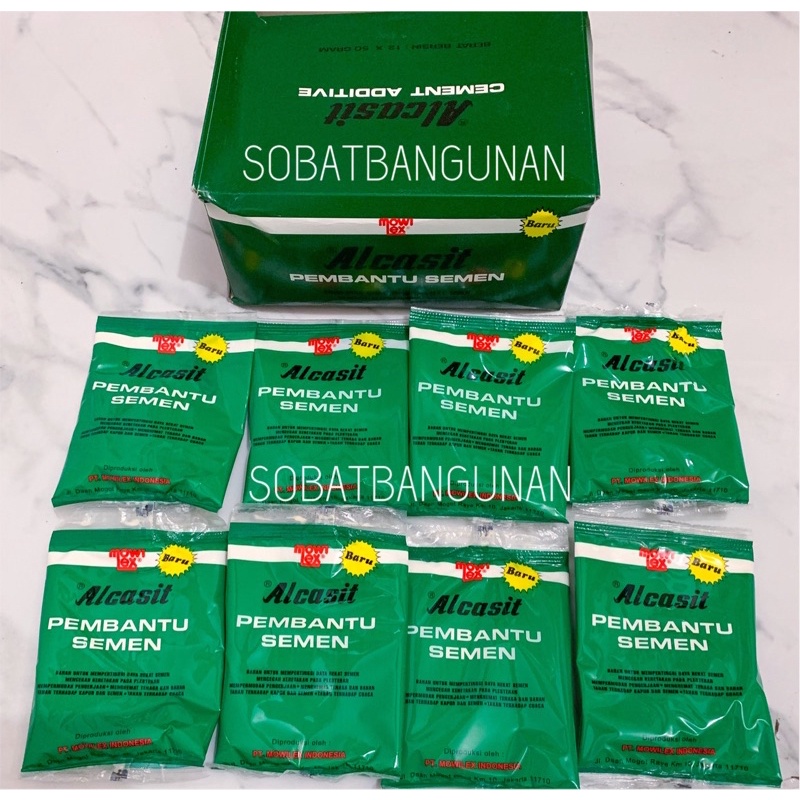 Jual ALKASIT / ALCASIT Obat Pembantu Semen MOWILEX 50 gram | Shopee ...
