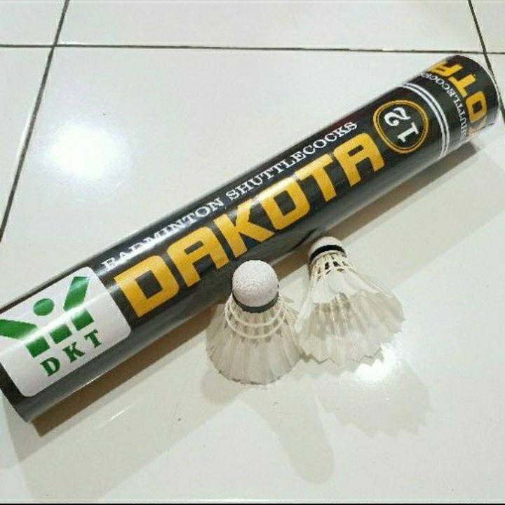 Jual Shuttlecock Badminton DAKOTA Kuning DKT Kok Bulutangkis | Shopee ...