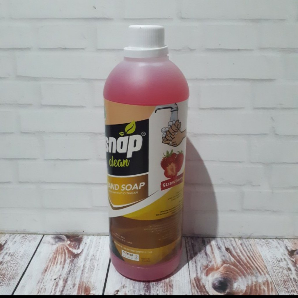 Jual Hand Soap Strawberry Snap Clean 1 Liter | Shopee Indonesia