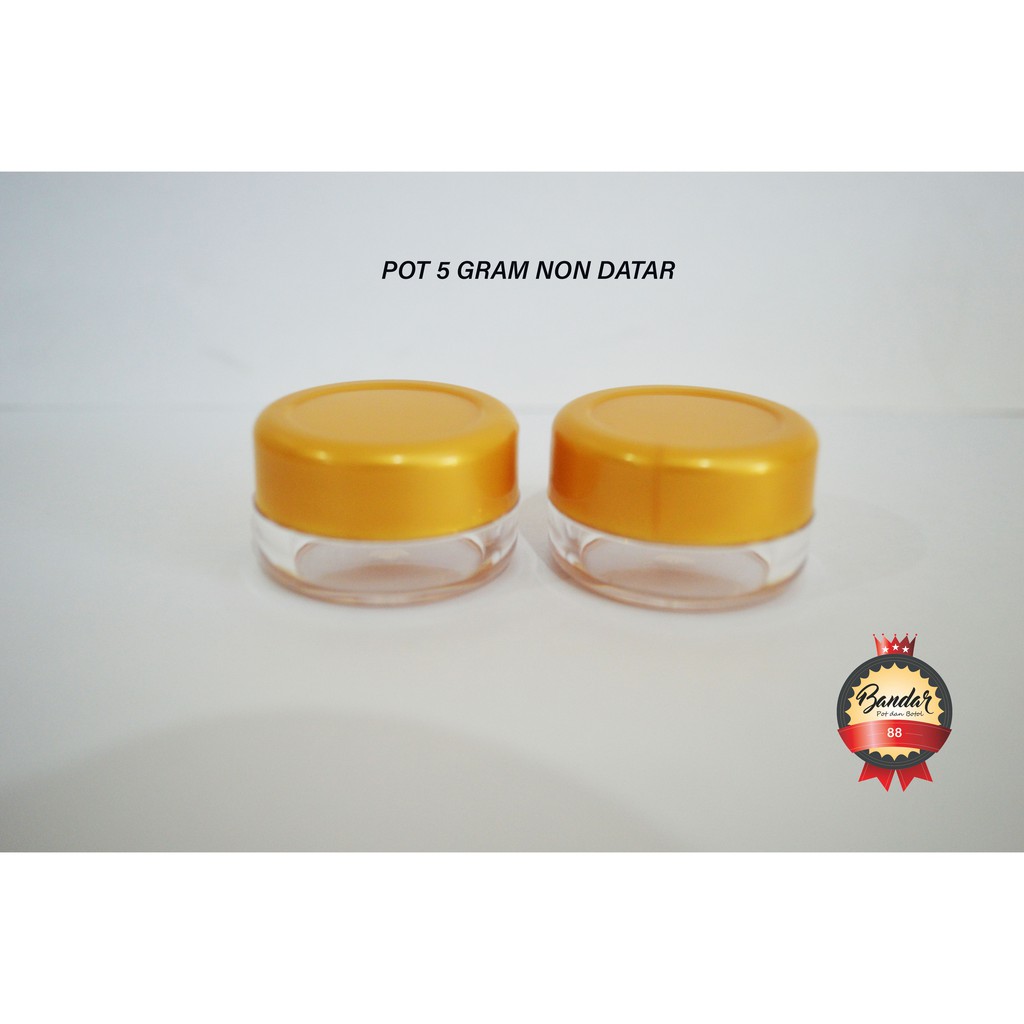 Jual Pot 5 Gram Gold Tutup Non Datar (Kemasan 25 pcs) | Shopee Indonesia