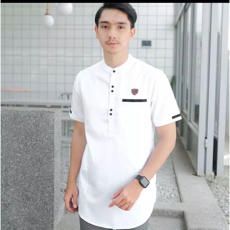 Jual baju koko polos kurta dewasa terbaru original marwah collection ...