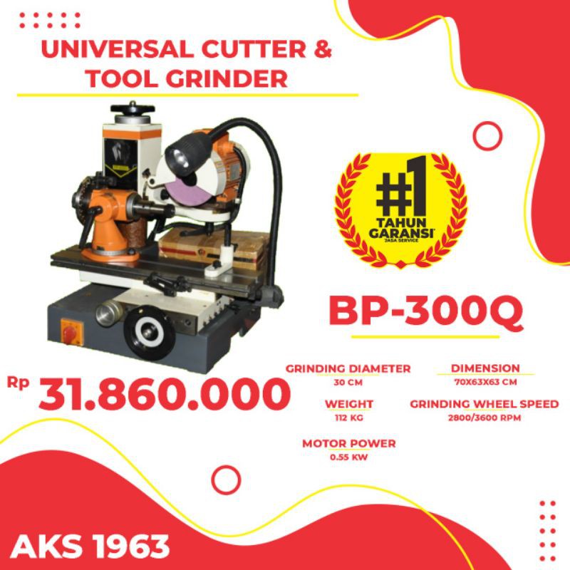 Jual Mesin Gerinda - Mesin Asah - Pengasah - Universal Cutter & Tool ...