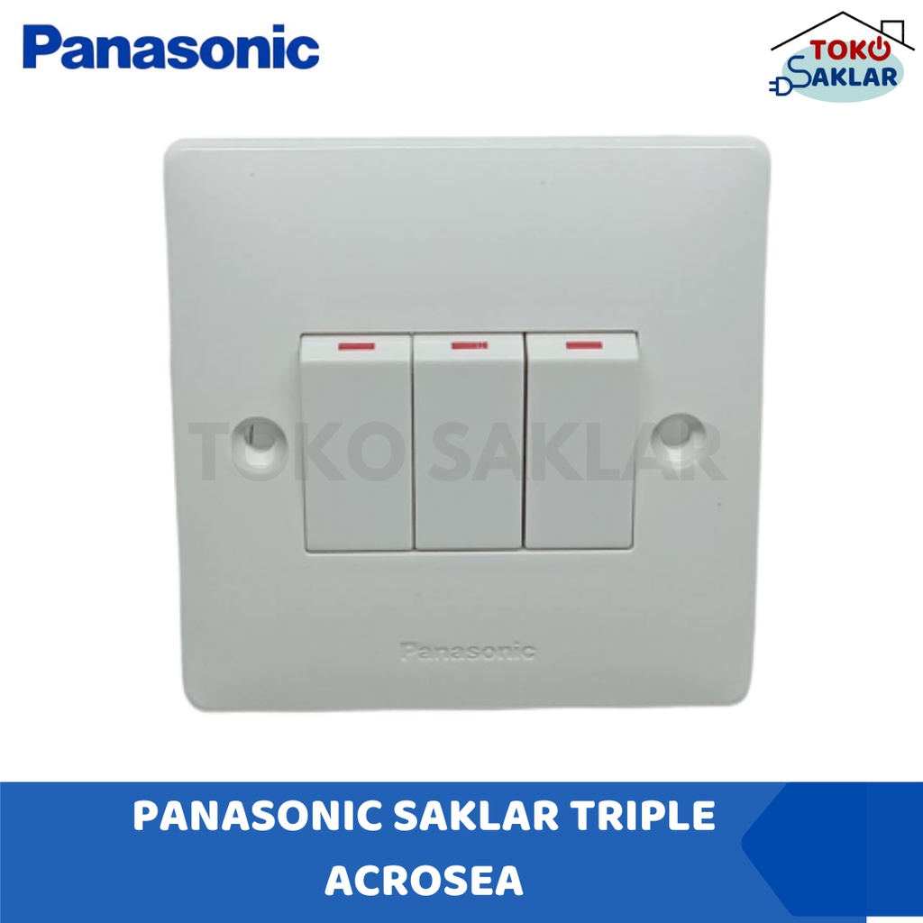 Jual Panasonic Acrosea Triple saklar inbow |Triple Saklar acrosea ...
