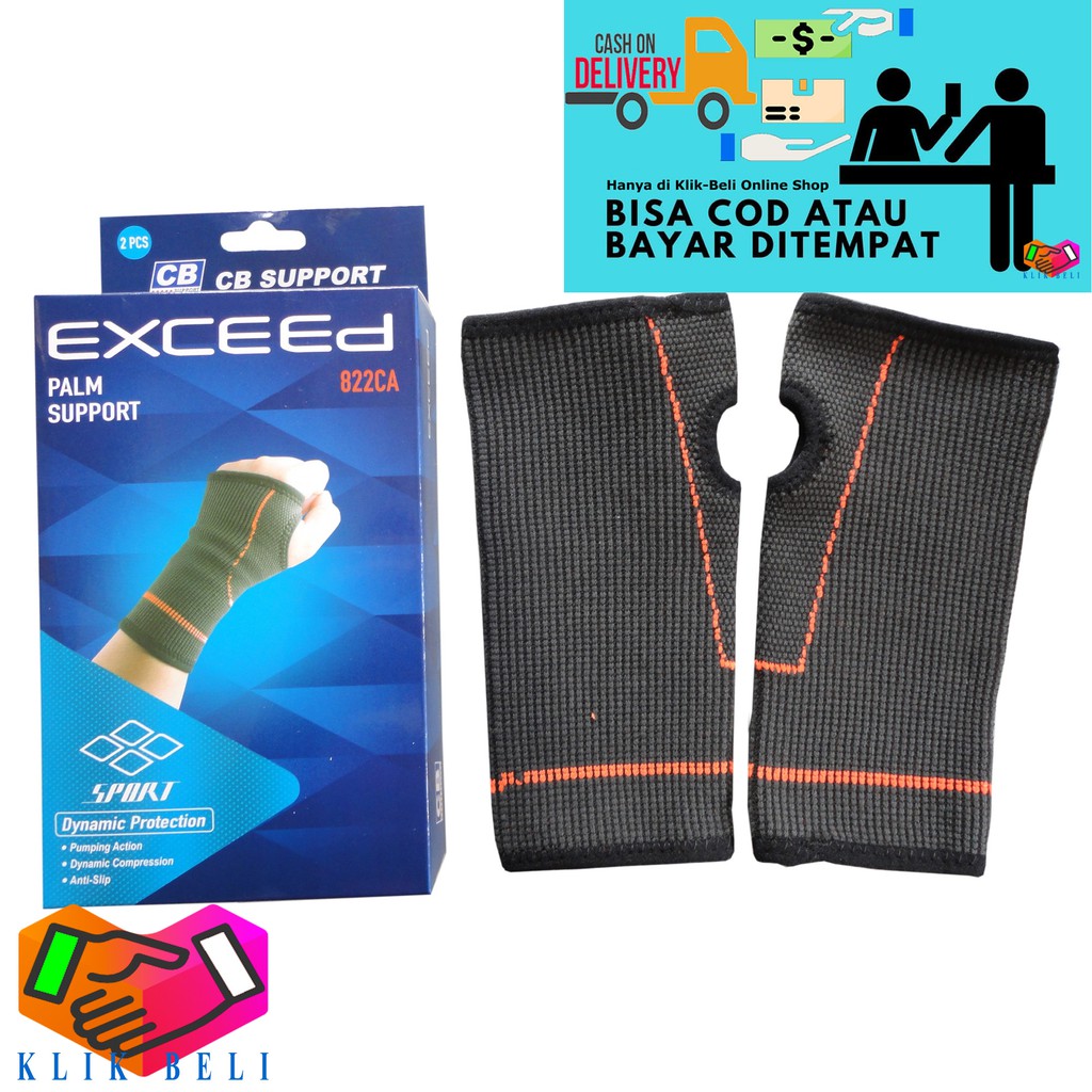 Jual Deker Pergelangan Tangan 822CA Pelindung Otot Telapak Exceed CB ...