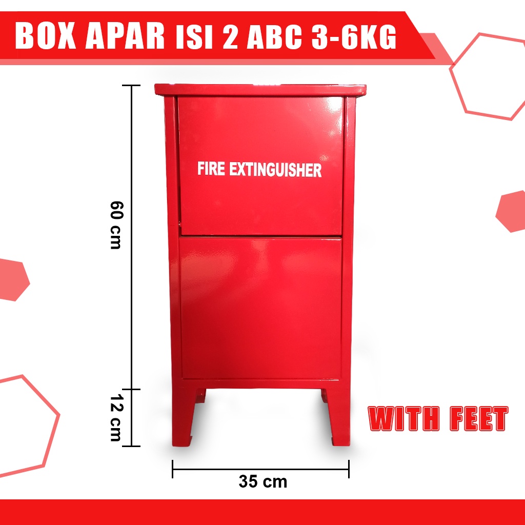 Jual Box APAR ISI 2 UK. 3-6 kg Dengan Kaki | Shopee Indonesia
