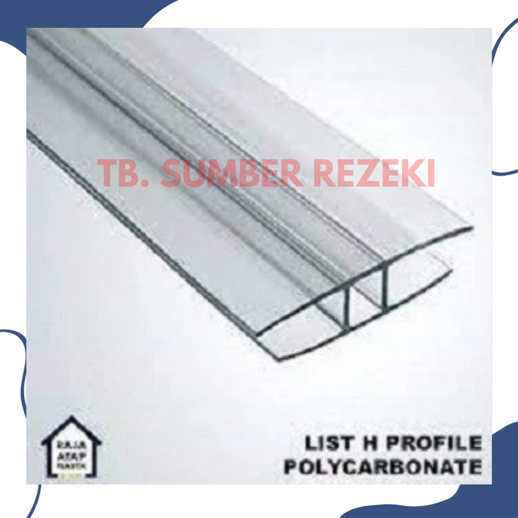 Jual SAMBUNGAN PROFIL H / SAMBUNGAN SOLARFLAT / SAMBUNGAN POLIKARBONAT ...