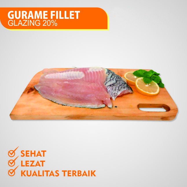Jual GURAME FILLET SKIN ON 20-30% 1 Kg / Frozen Fish / Ikan Frozen ...