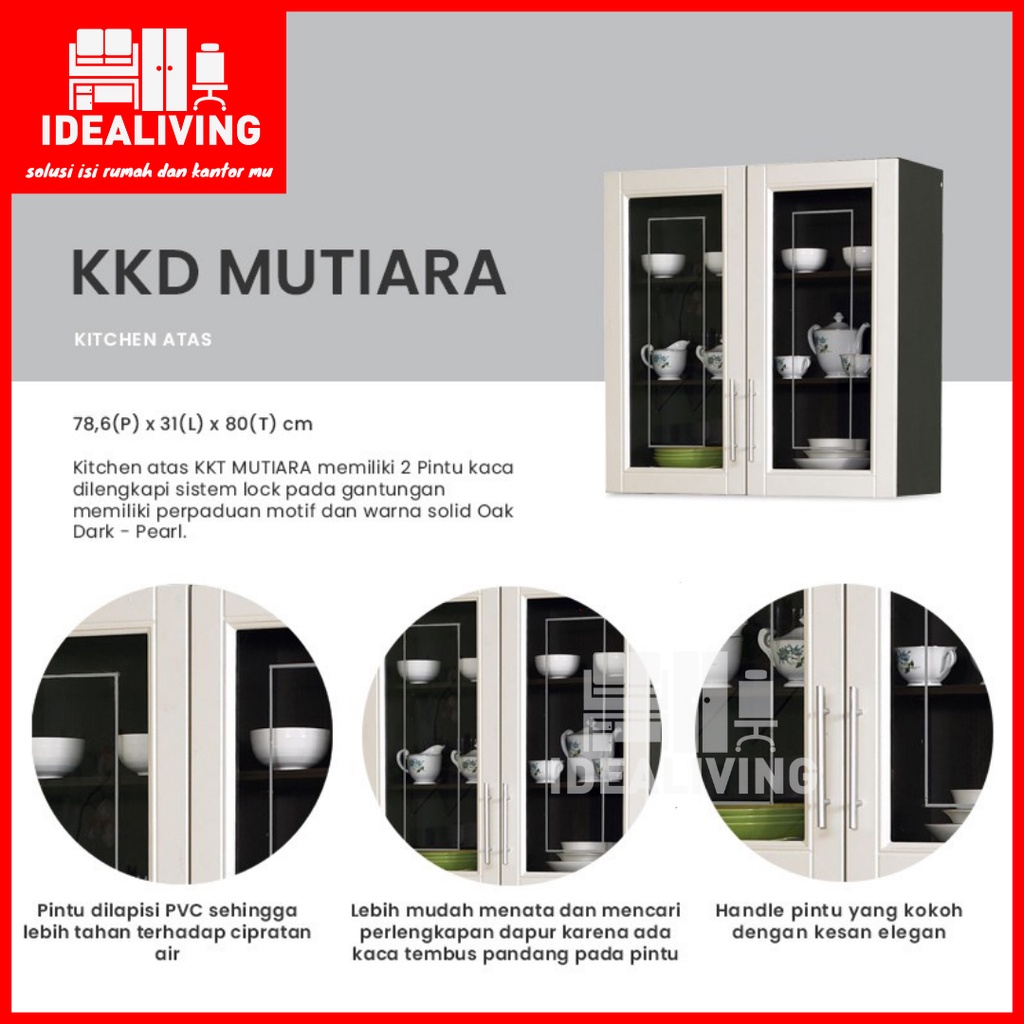 Jual Kitchen Set Atas 2 Pintu / Rak Dapur / Kabinet Atas | Shopee Indonesia