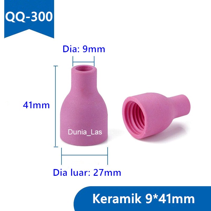 Jual 5PCS QQ-300 Tig Argon Las Welding Torch Head Collet Body Long Back Cap QQ300 Keramik Switch ...