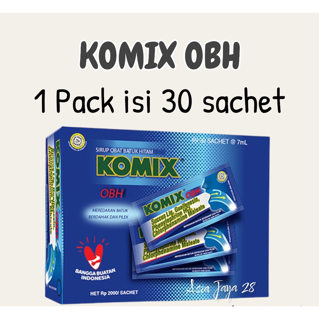 Jual Komix Adult OBH Pack (30 Sachet) | Shopee Indonesia