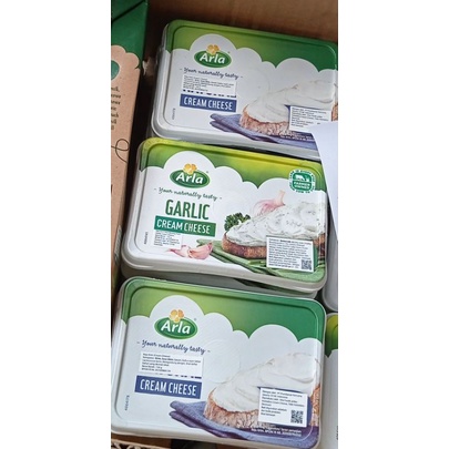 Jual Arla Cream Cheese 150gr Naturally & Garlic | Shopee Indonesia