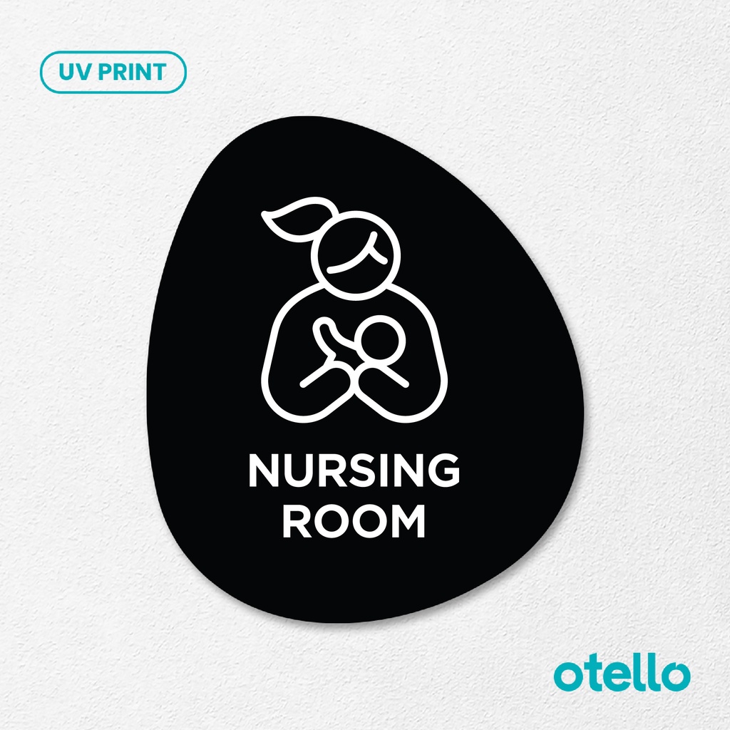 Jual Nursing Room Sign Board Akrilik Tempel Sign Dinding Sticker Papan ...