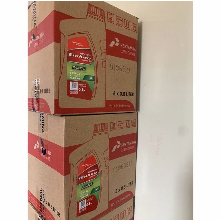 Jual Enduro Matic 10W-30 Pertamina 0.8ml Sedus isi 6 botol | Shopee ...