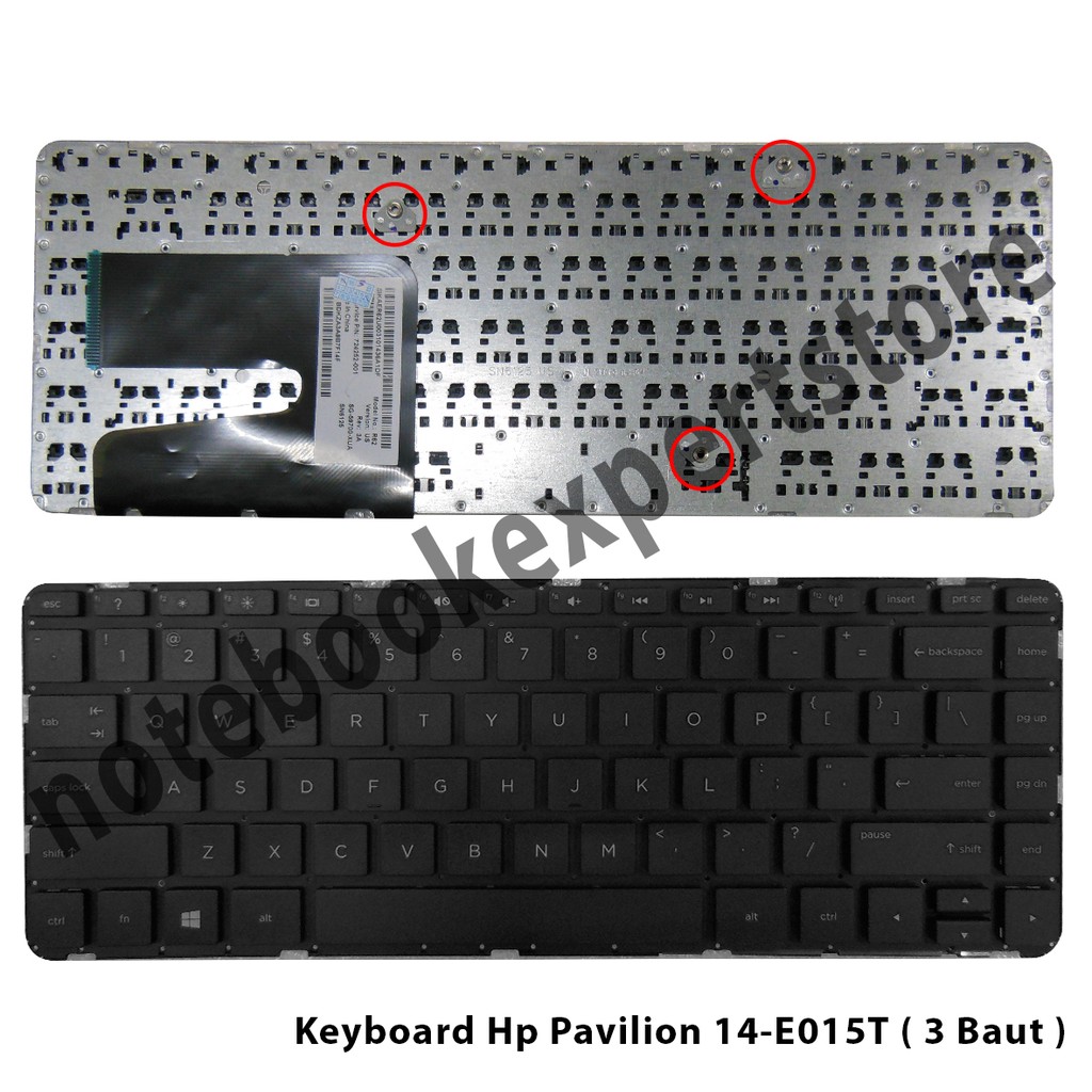 Jual KEYBOARD HP PAVILION 14-E015T SERIES ( 3 Baut ) | Shopee Indonesia