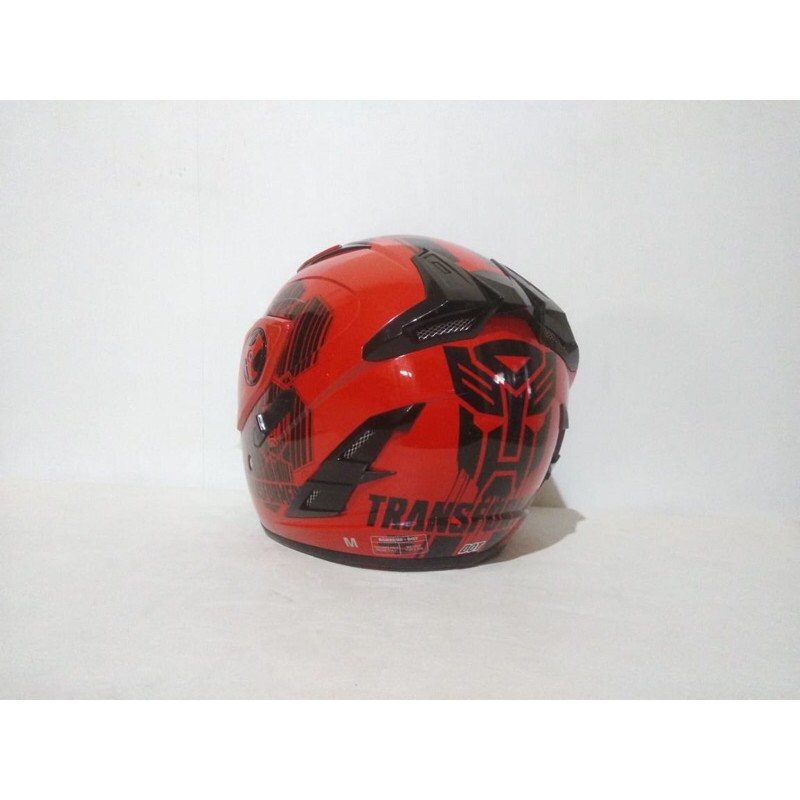 Jual Helm GM Interceptor motif Transformer Double Visor | Shopee Indonesia