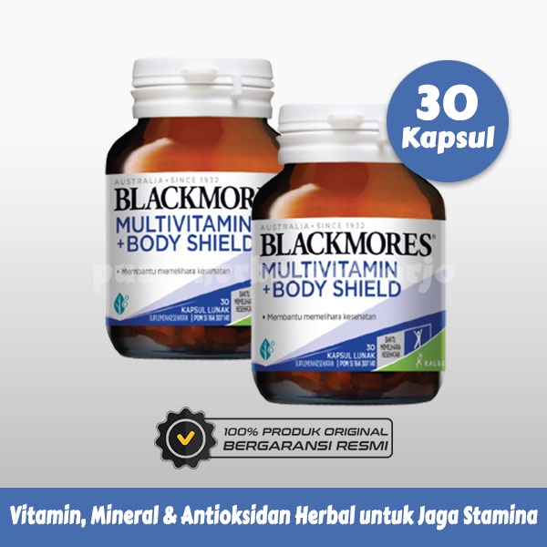 Jual Blackmores Multivitamin + Body Shield 30 Kapsul / Blackmores Bio ...
