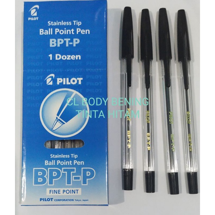 Jual PEN.PILOT.BPTP,FINE POIN.BOLL.POINT PEN(Harga1dozen) | Shopee ...