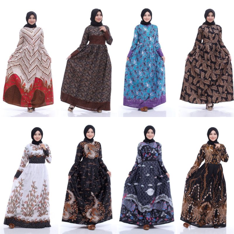 Jual Gamis Busui Muslimah Motif Batik | Shopee Indonesia