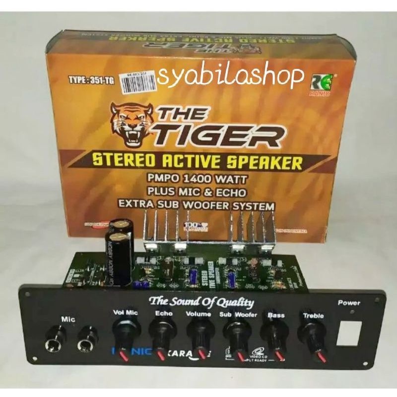 Jual Kit Tiger Power Amplifier Speaker Aktif Karaoke | Shopee Indonesia