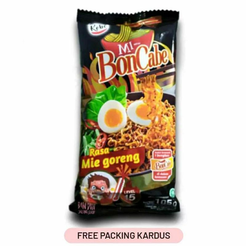 Jual MI BONCABE bon cabe level 15 105 gram - MIE GORENG - Mie Pedas ...