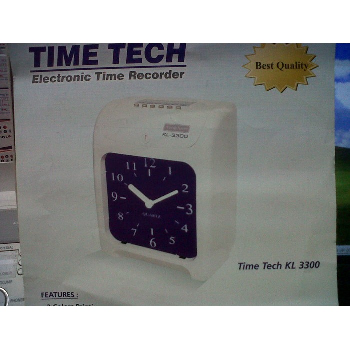 Jual Mesin Absen Analog merk Timetech KL 3300 | Shopee Indonesia