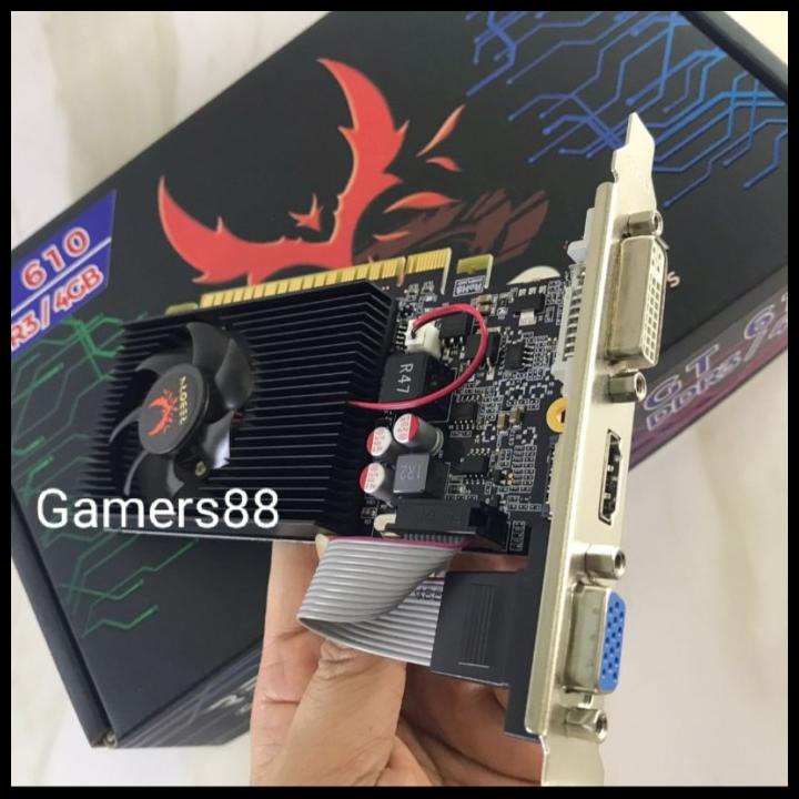 Jual Vga Nvidia Geforce Gt 610 4Gb Ddr3 128 Bitt Vga Card | Shopee ...