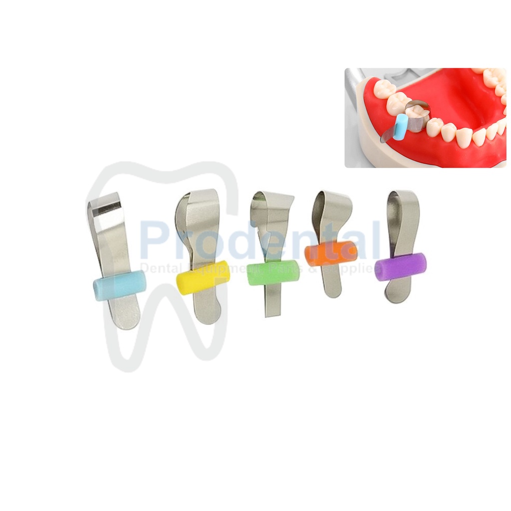 Jual Dental matrix band anterior matriks band interproximal clip holder ...