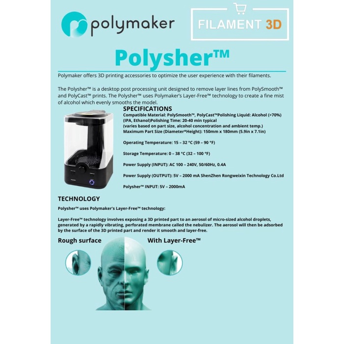 Jual Polymaker - Polysher™ Standar Version 3D Printer | Shopee Indonesia