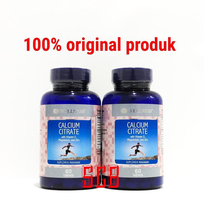 Jual BERKASIAT WELLNESS CALCIUM CITRATE - OBAT MEMELIHARA KESEHATAN ...