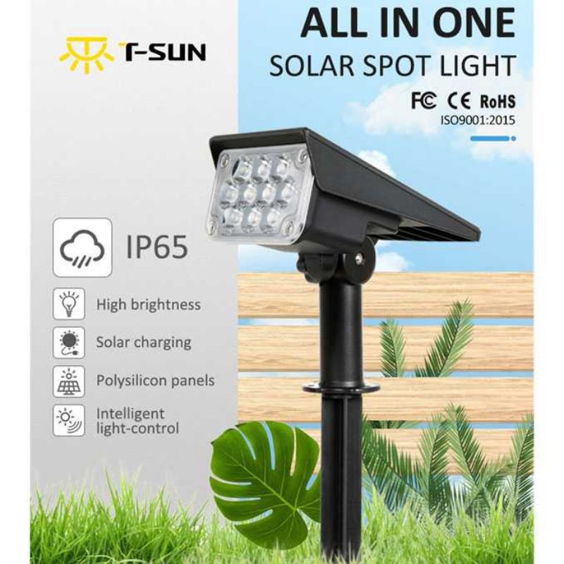 Jual Lampu Taman Outdoor Solar Panel Tenaga Surya Waterproof 20 LED ...