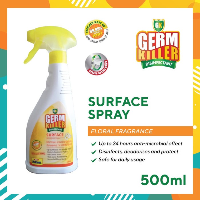 Jual Germ Killer Surface Disinfectant Spray - 500ml | Shopee Indonesia