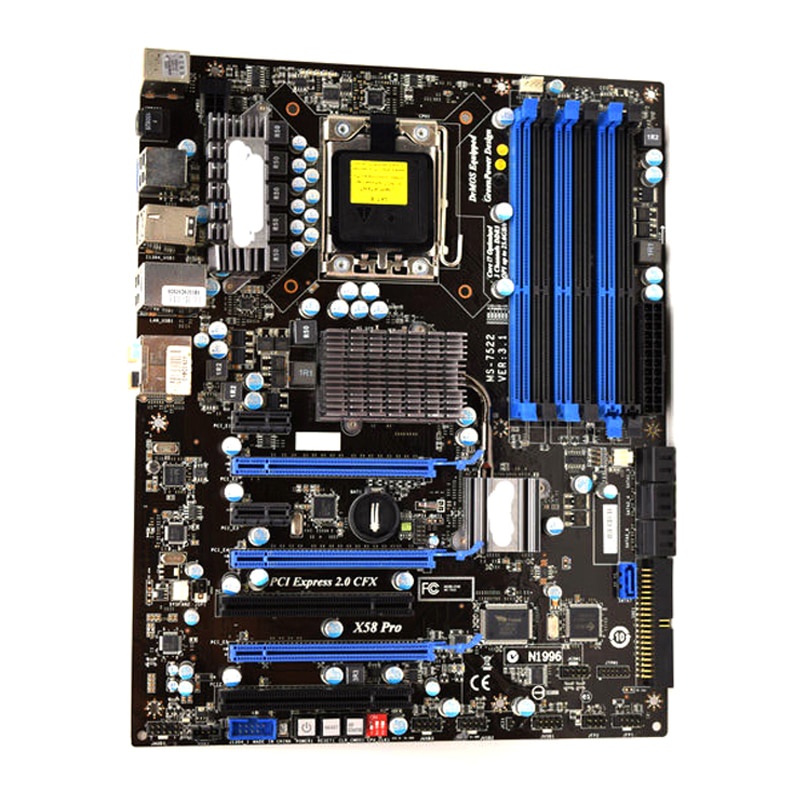 Jual PREORDER MSI X58 Pro Motherboard 1366 Motherboard DDR3 Xeon W3520 ...