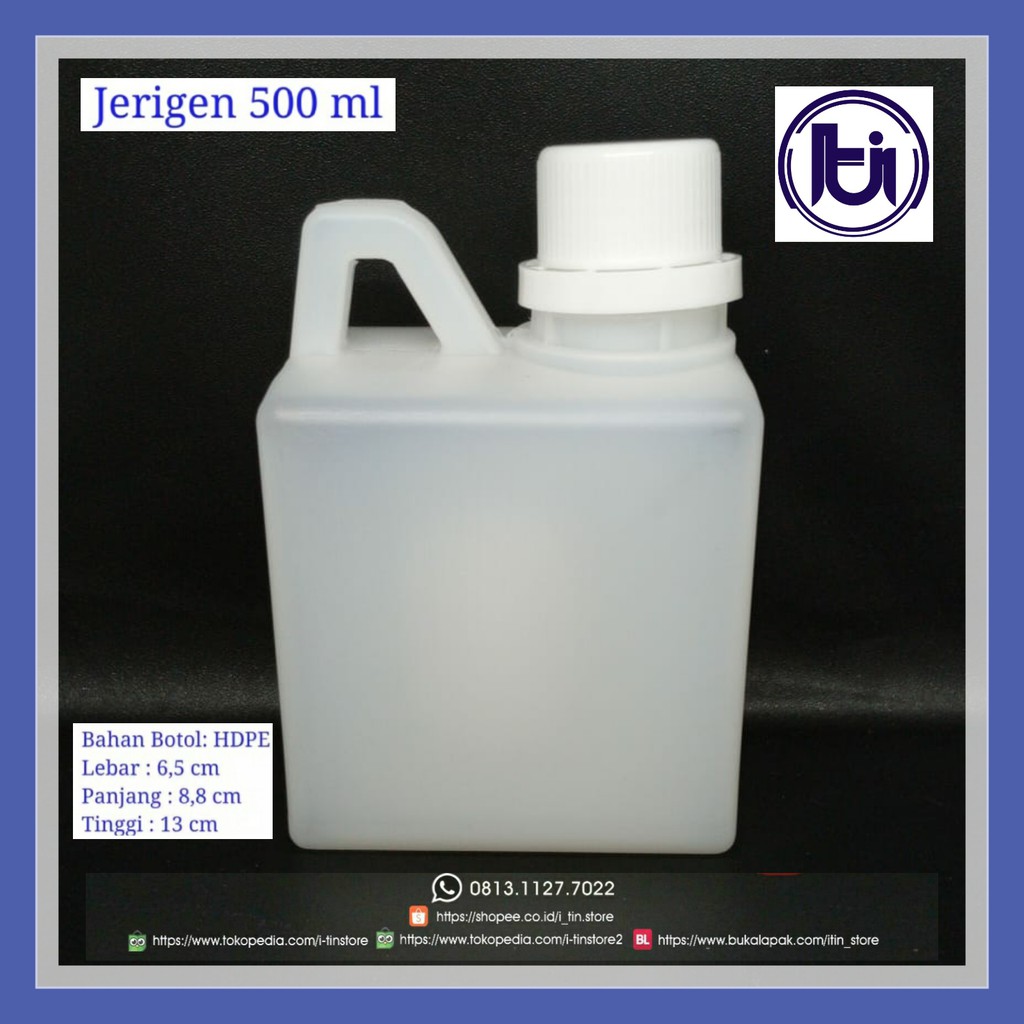 Jual JERIGEN SEGEL 500 ML / BOTOL MADU 500ML | Shopee Indonesia