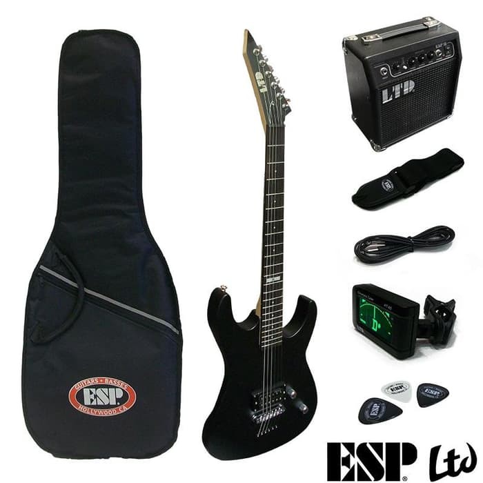 Jual Gitar Elektrik / Giutar Electric ESP/LTD M - Pack | Shopee Indonesia