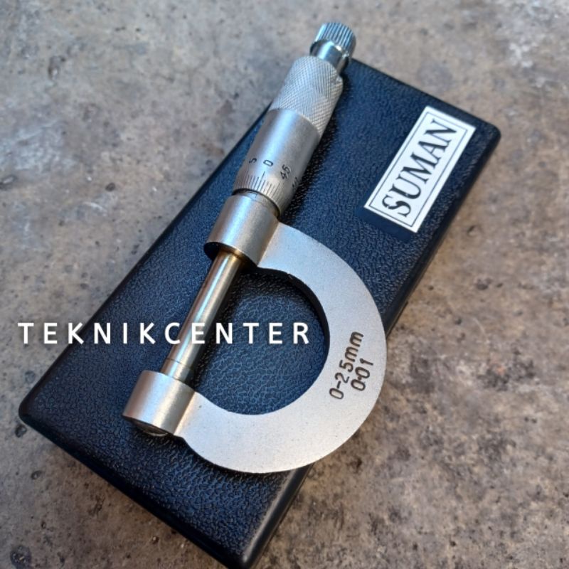 Jual Micrometer Outside 0 - 25 mm SUMAN Mikrometer Alat Ukur Presisi ...