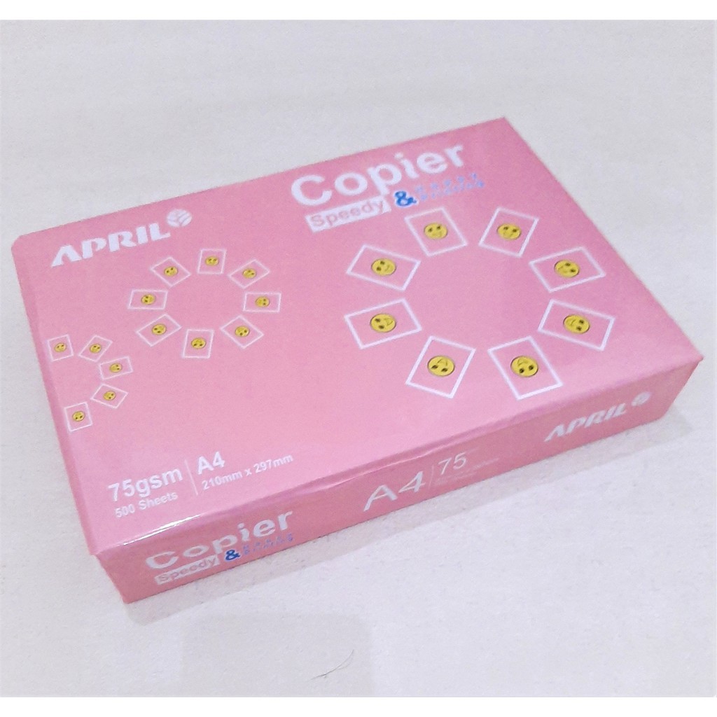 Jual Kertas HVS A4 75 Gram 1 Rim Merk Copier April | Shopee Indonesia