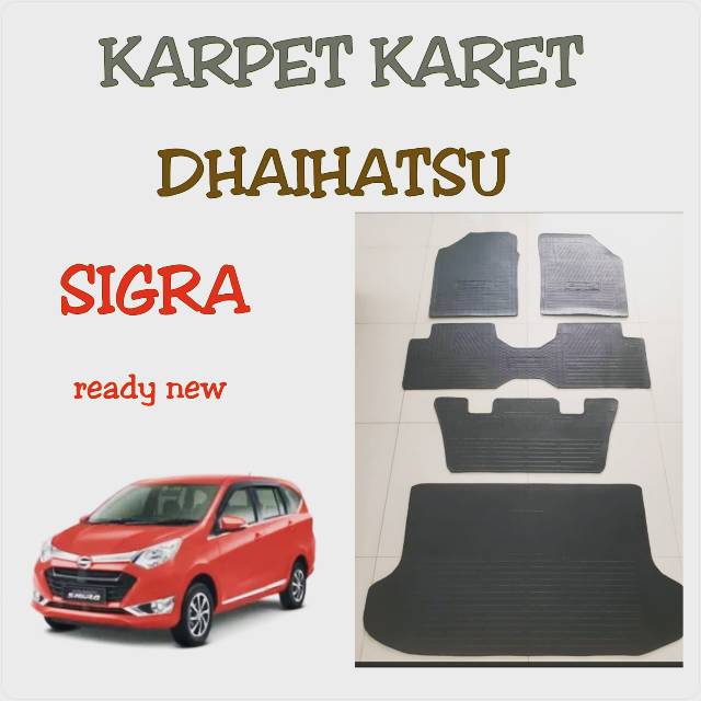 Jual Karpet karet mobil sigra full set | Shopee Indonesia