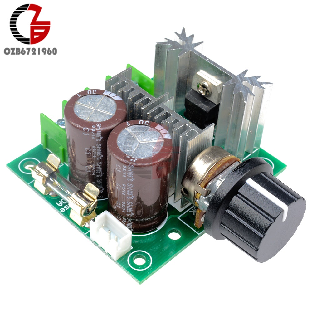 Jual PREORDER 400W 10A Voltage Regulator PWM DC Motor Speed Controller 12-40V Adjustable Speed ...