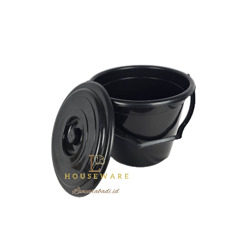 Jual Timba Air/Tempat Timba Isi Air/Ember Air Warna Hitam | Shopee ...